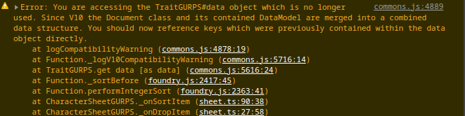 Deprecation warning in performIntegerSort · Issue #7736 · foundryvtt/foundryvtt · GitHub