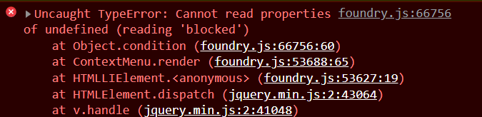 Right-clicking a player in the players menu throws an error · Issue #7846 · foundryvtt ...