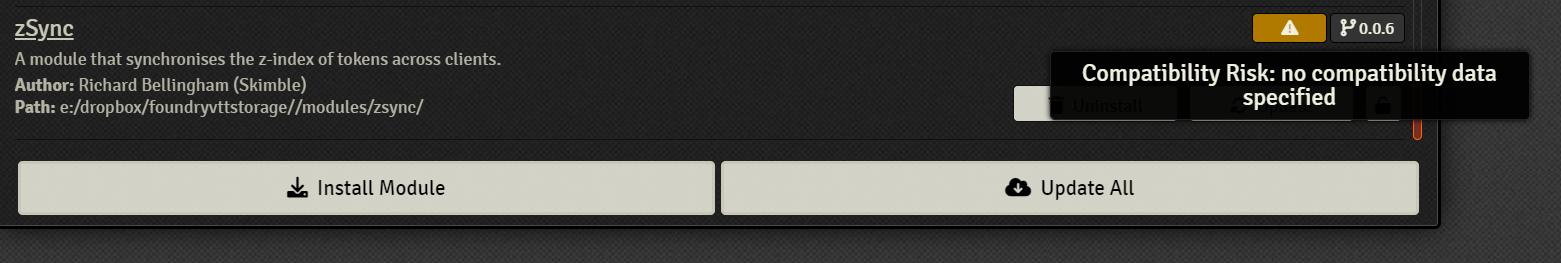 Module sidegrade stripping the verified key from the compatibility field · Issue #8099 ...