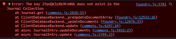 Deleting a journal entry while it's open throws an error · Issue #8100 · foundryvtt/foundryvtt ...