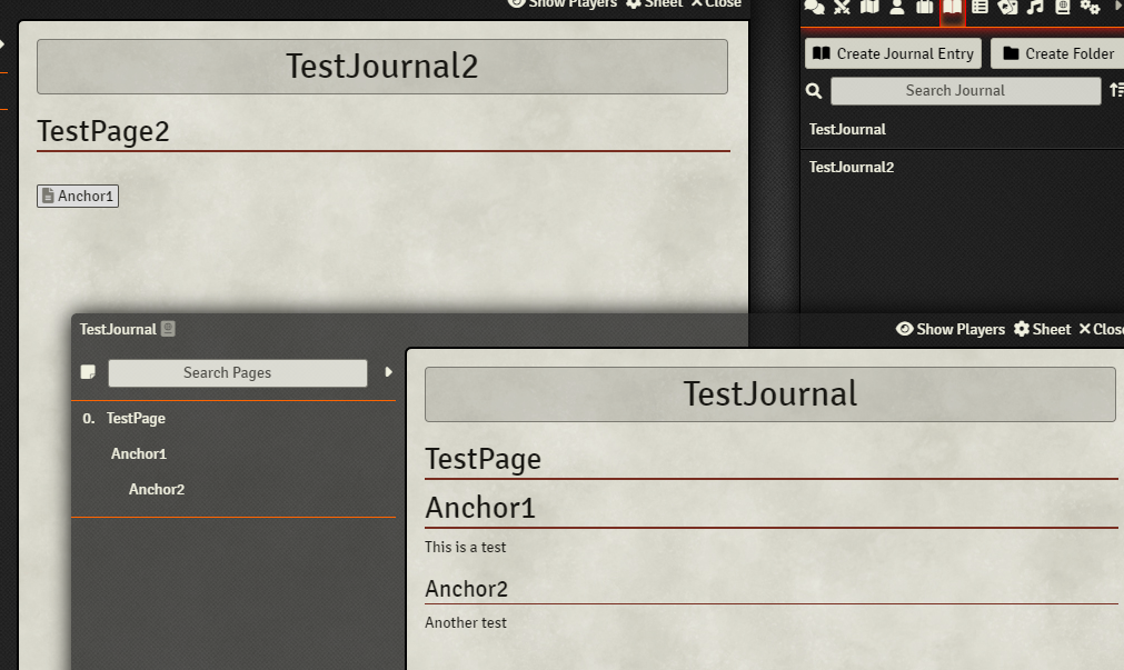 Linking to anchors in journal pages throws an error · Issue #8145 · foundryvtt/foundryvtt · GitHub