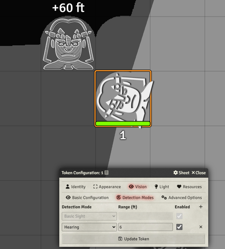 Take elevation into account when determining if a token is within detection mode range · Issue ...