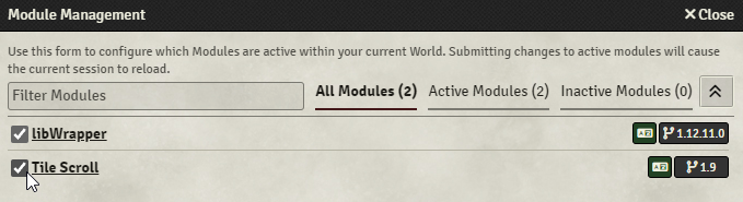 Prompting to disable active dependencies leaves module management in a bad state such that it ...