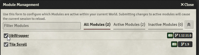 Disabling a module should disable upstream packages that require it · Issue #8594 · foundryvtt ...