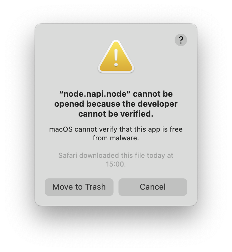 Attempting to launch the server on MacOS 13 via node fails · Issue ...