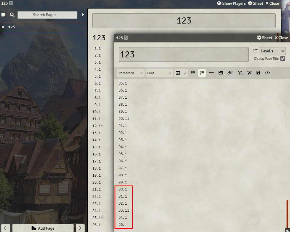 Ordered list styling in journals cuts off more than 2 digits · Issue #9753 · foundryvtt ...