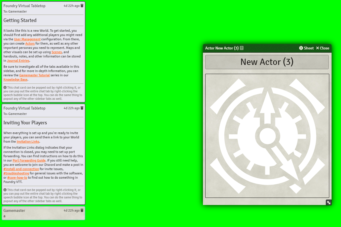 Actor sheets are rendered on the /stream view in certain circumstances · Issue #10051 ...