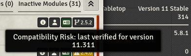 Verified compatible modules don't show as green in in-world module management · Issue #10162 ...