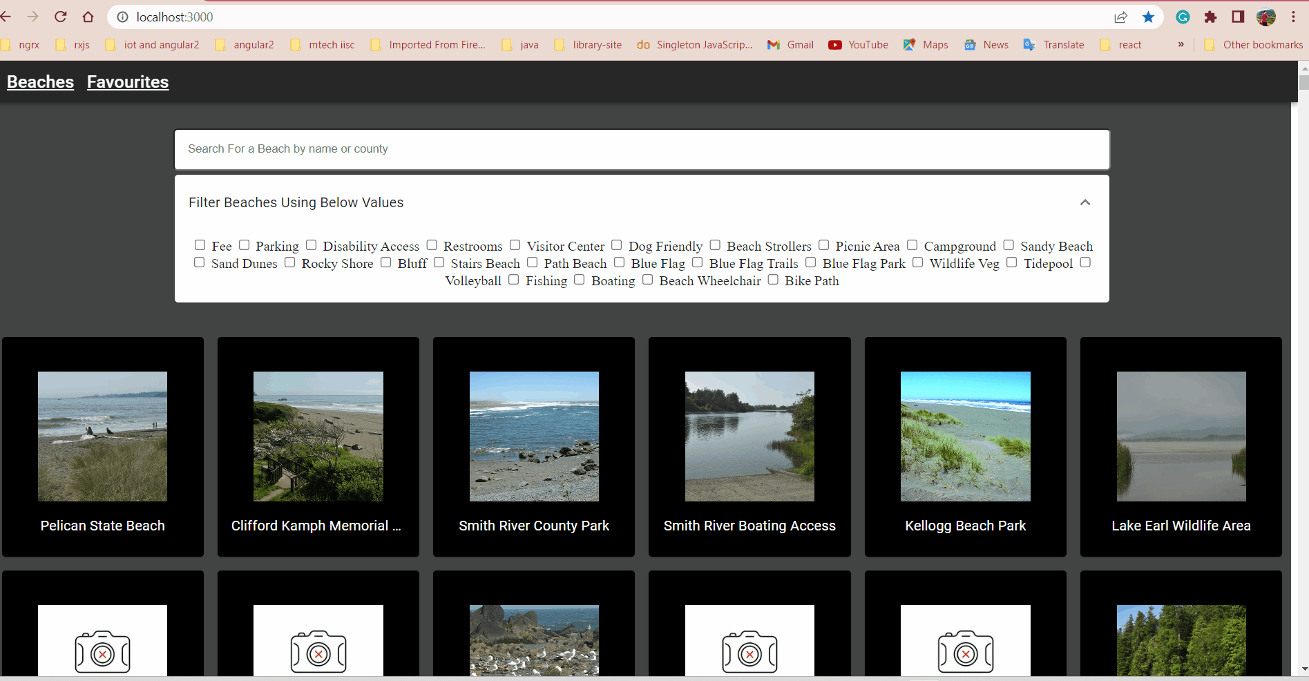 GitHub - MiHawkStackOverFlow/california-beaches
