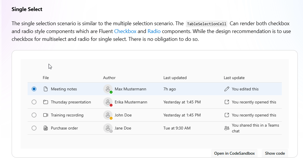 Radio selection indicators should not support arrow navigation by default · Issue #26196 ...