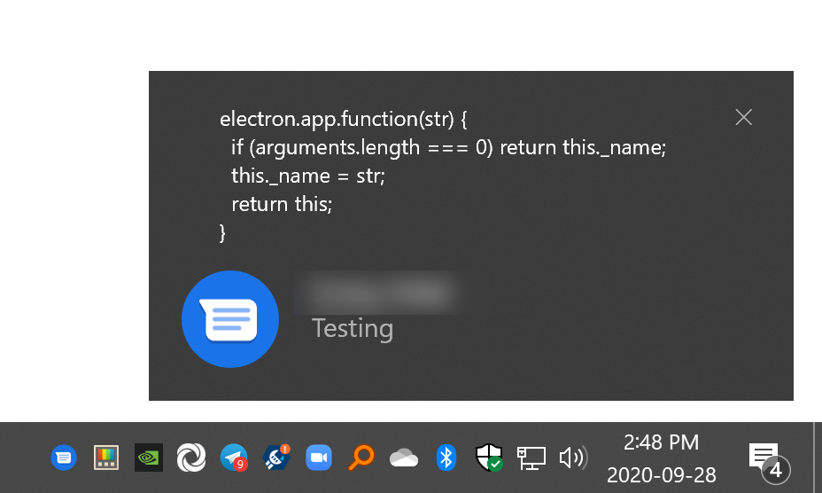 Notification bug on Windows 10 · Issue #1050 · nativefier/nativefier ...