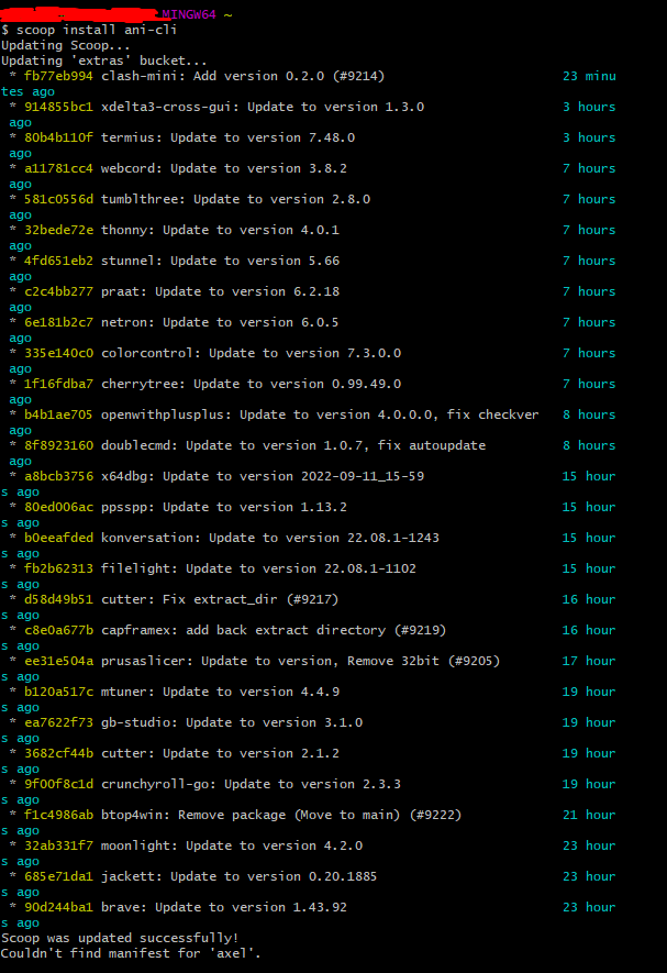 Missing Dependency "Axel" · Issue #892 · pystardust/ani-cli · GitHub