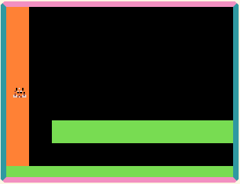 The Corgio corgi sprite does not trigger the wall collision event ...