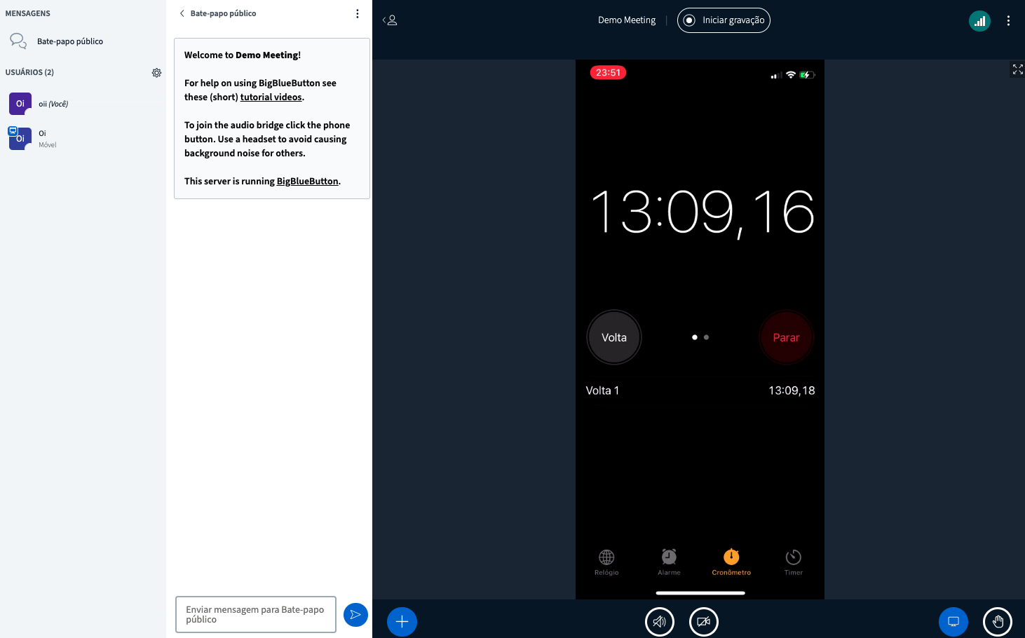 Screen sharing from Mobile browser · Issue #10051 · bigbluebutton/bigbluebutton · GitHub