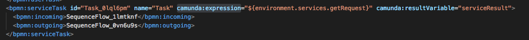 serviceTask example works, but when modeling with Camunda doesn't · Issue #69 · paed01/bpmn ...