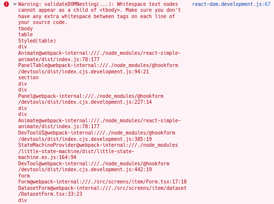 Whitespace Text Node Error · Issue 8 · React Hook Formdevtools · Github
