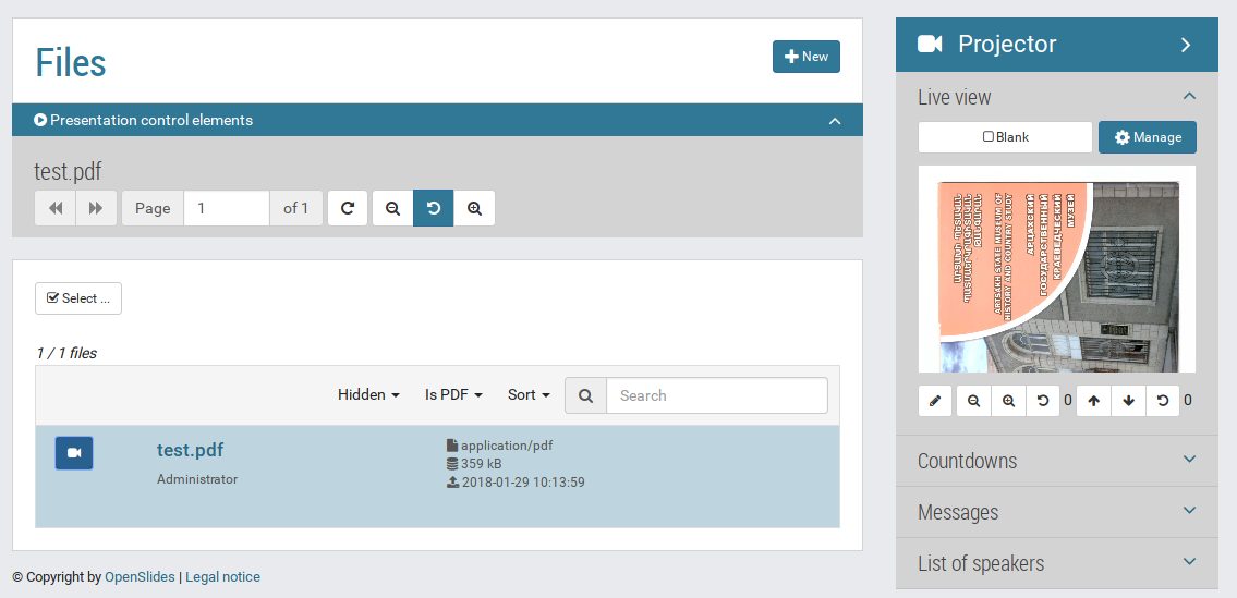 displaying PDF files leads to black projector · Issue #3552 · OpenSlides/OpenSlides · GitHub