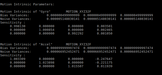 [T265] what does the imu intrinsic mean with rs-enumerate-devices ...
