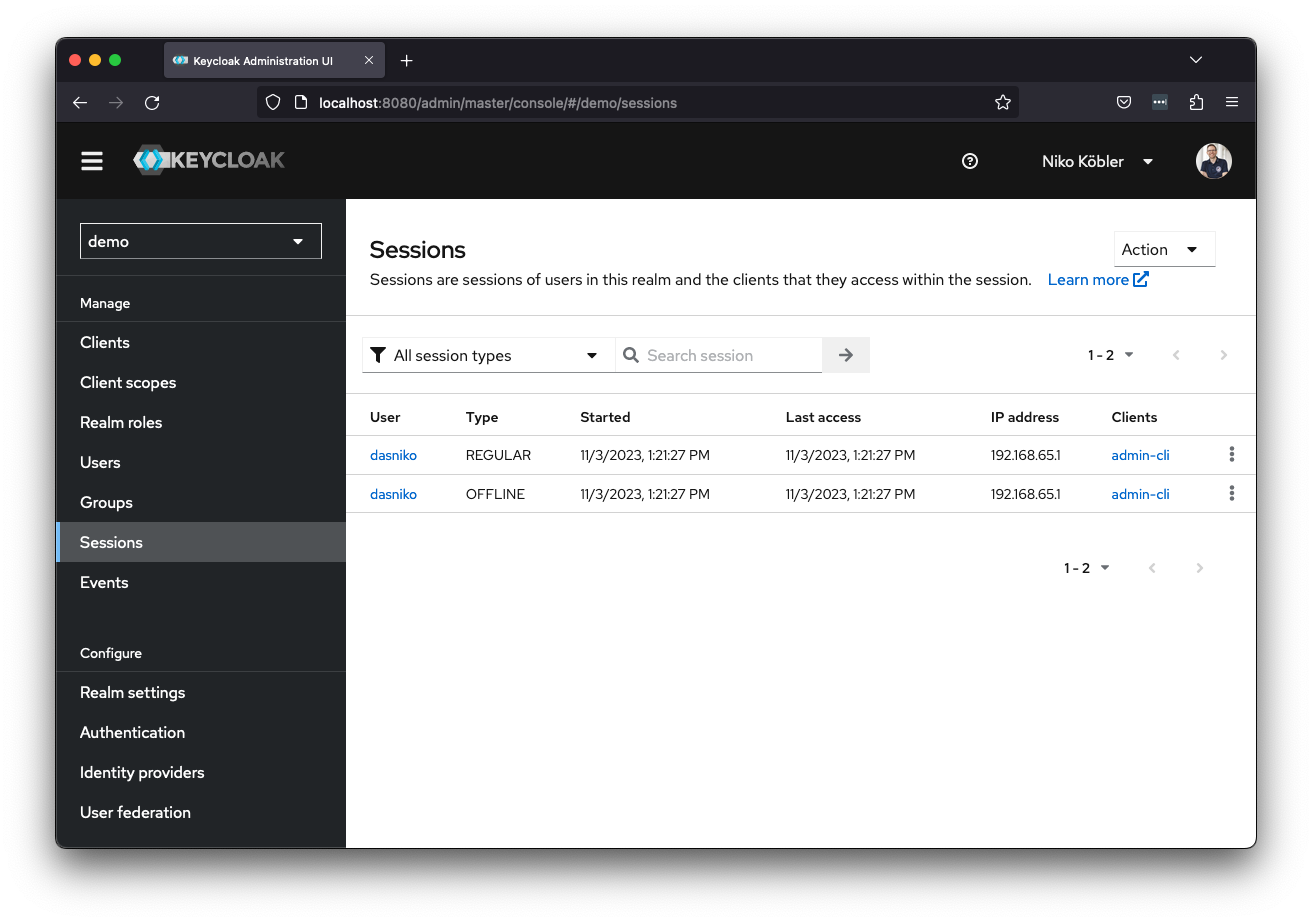 Offline Sessions not shown in users session tab · Issue #24523 ...