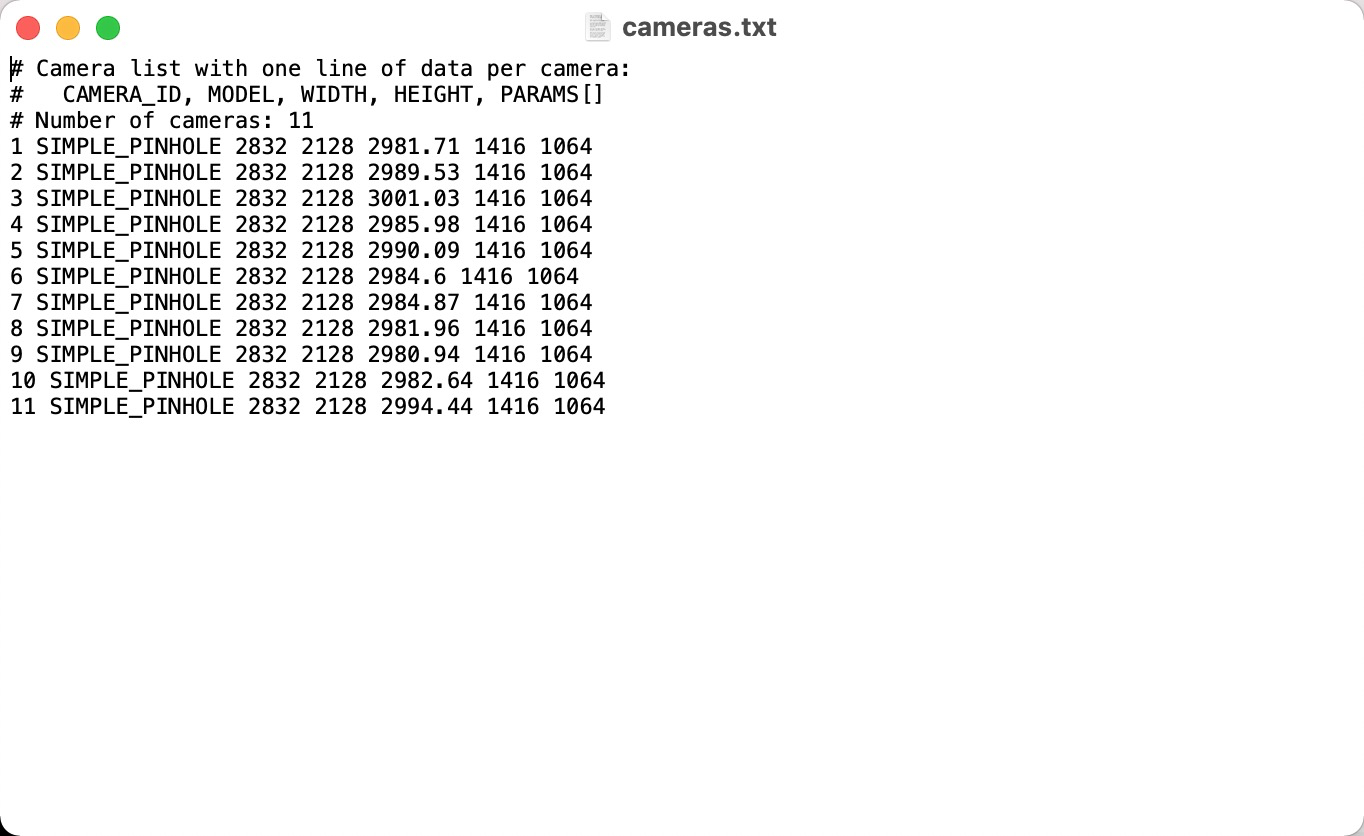error: no valid cameras (make sure they are in PINHOLE model) · Issue #718 · cdcseacave/openMVS ...