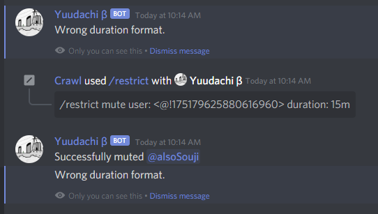 Handler: No feedback on negative duration · Issue #920 · Naval-Base/yuudachi · GitHub