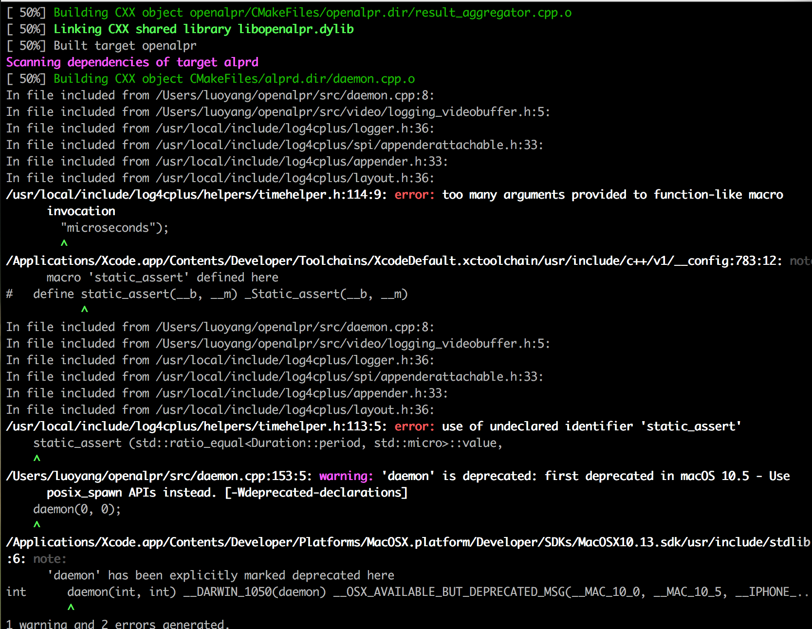 make error · Issue #662 · openalpr/openalpr · GitHub