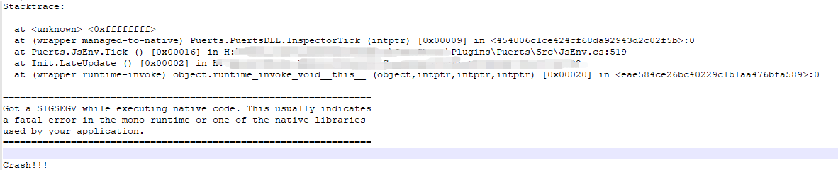 [Unity] 用Debugger.setScriptSource热刷新 大概率闪退 · Issue #582 · Tencent/puerts · GitHub