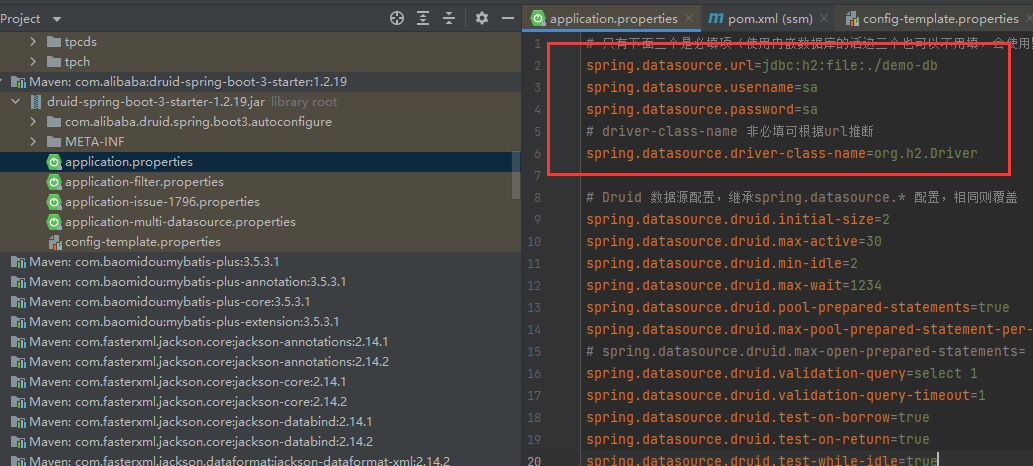 使用mysql的情况下，启动报异常：java Lang Classnotfoundexception Org H2 Driver