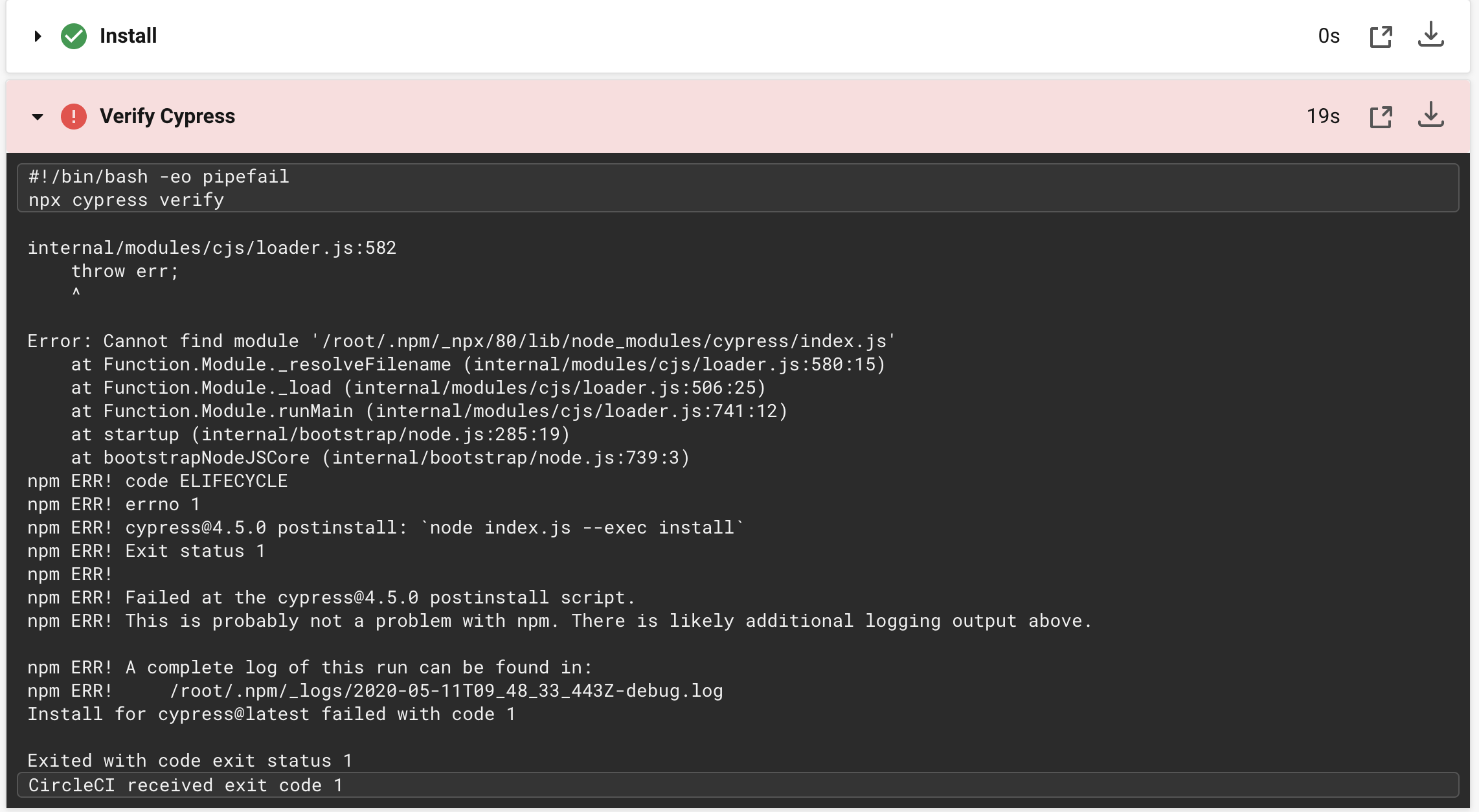 Cant Verify Cypress · Issue 277 · Cypress Iocircleci Orb · Github 4083