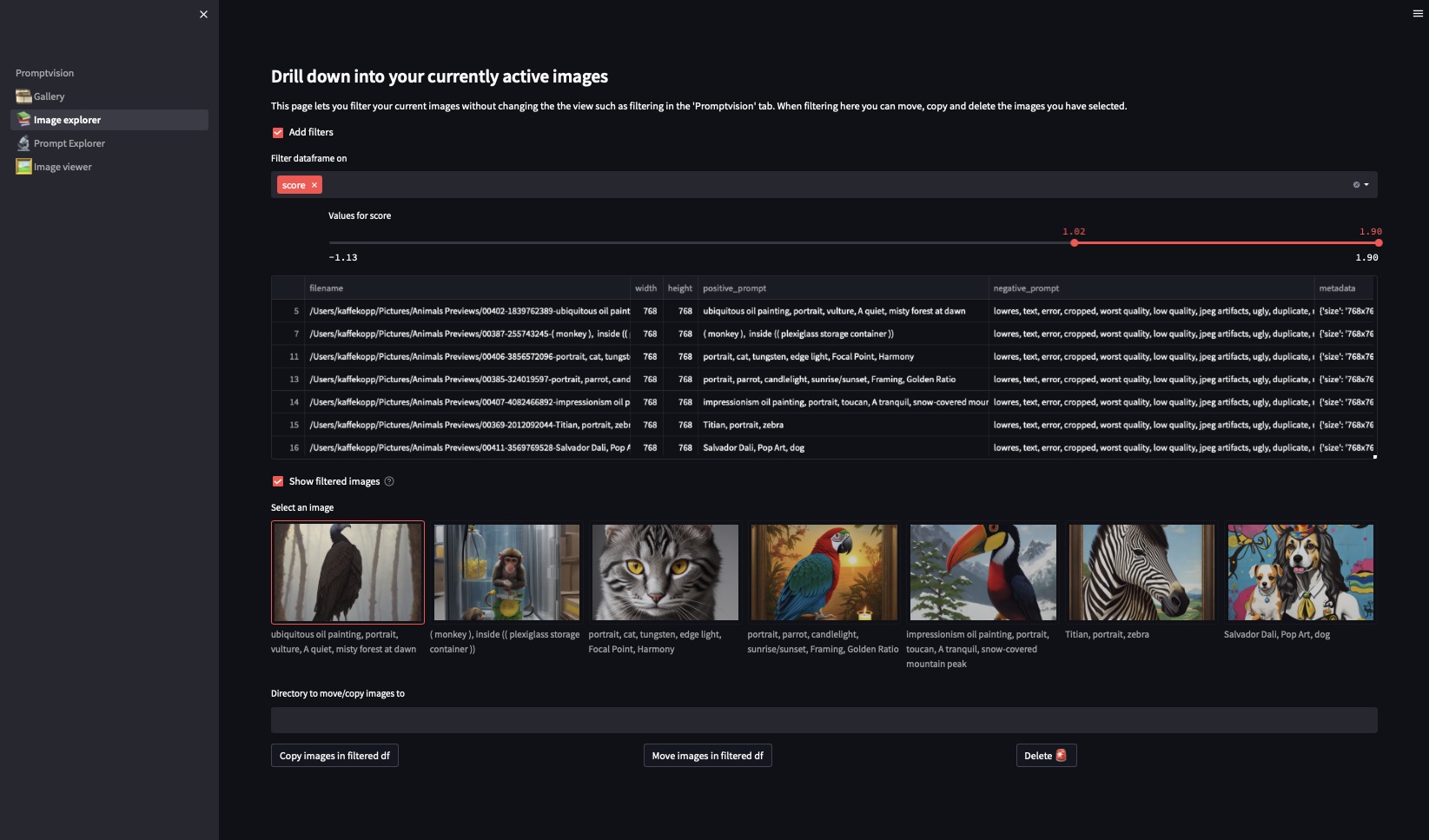 GitHub - Automaticism/Promptvision: Local viewer for Stable Diffusion ...