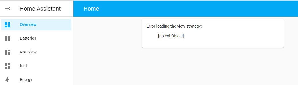 default overview lovelace dashboard is empty · Issue #9821 · home-assistant/frontend · GitHub