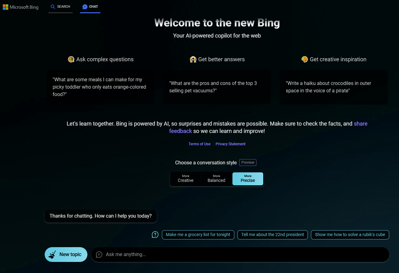 Broken Website Bing Chatbing Ai · Issue 10975 · Darkreaderdarkreader · Github 