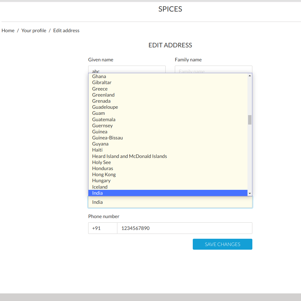 fix: replace COUNTRIES with countries.countries · Issue #3077 · saleor/saleor · GitHub