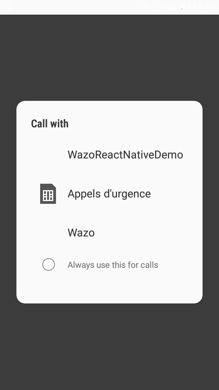 Show Custom Ui After Answer Call On Android And How Can I Call From Phone History · Issue 21