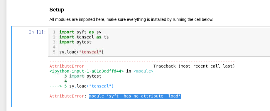 module 'syft' has no attribute 'load' · Issue #5668 · OpenMined/PySyft · GitHub