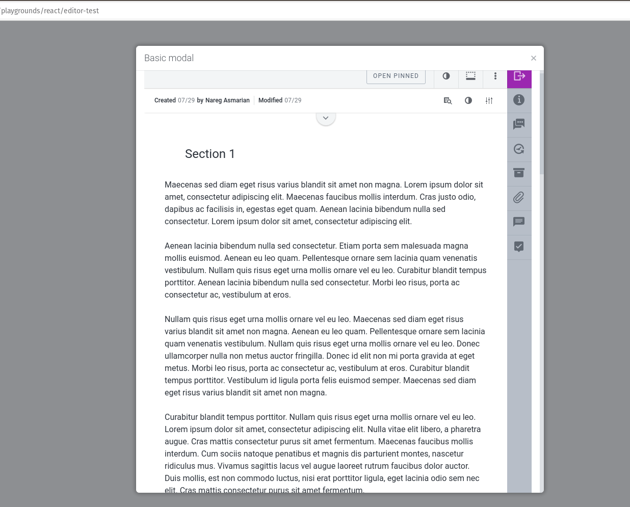 How to use `Layout.AuthoringFrame` inside a modal? · Issue #656 · superdesk/superdesk-ui ...