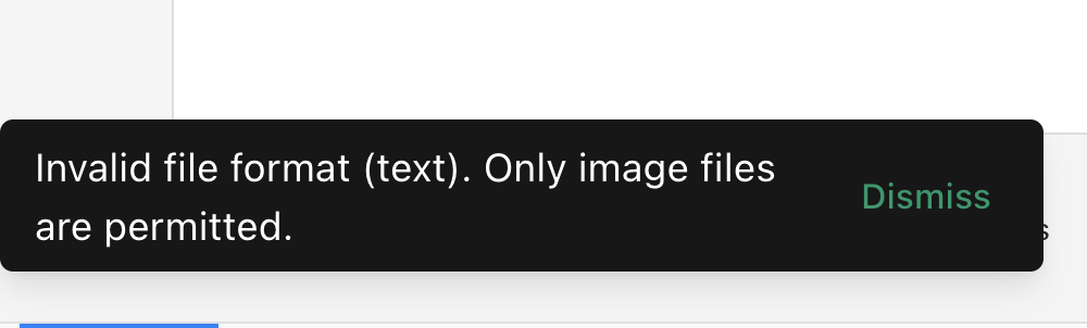 Uploading a file type except images causes infinite loading state · Issue #18454 · forem/forem ...