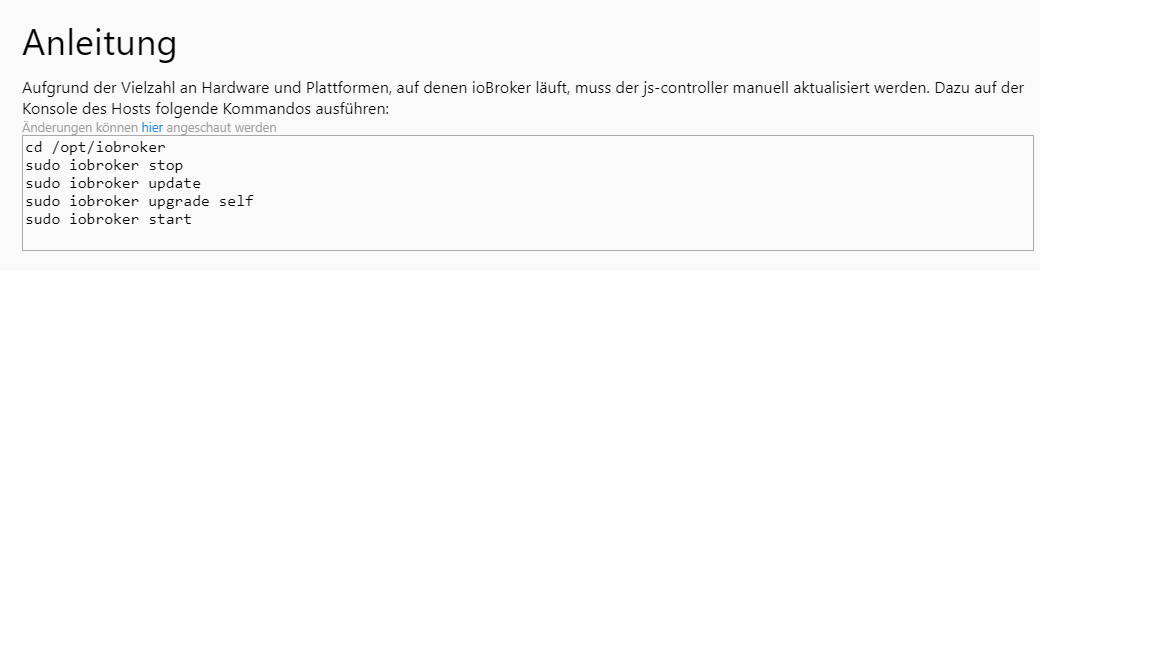Adapter Anleitung noch mit "SUDO" · Issue #443 · ioBroker/ioBroker.admin · GitHub