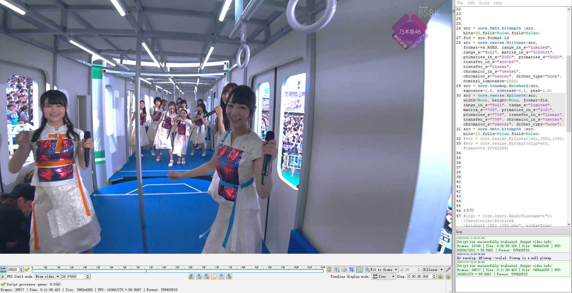 【教程】使用VapourSynth+ffmpeg将HLG视频压制为SDR · nilaoda Blog · Discussion #16 · GitHub