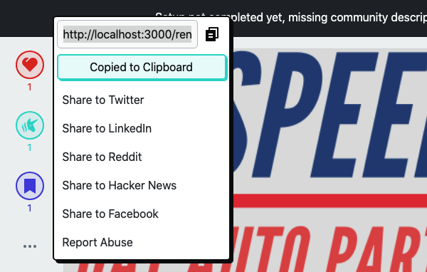 Bugs in the "Copy article URL to clipboard" feature · Issue #13679 · forem/forem · GitHub