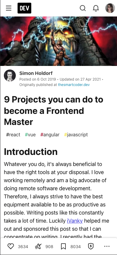 A way to jump to comment area fast while reading a post · Issue #18127 · forem/forem · GitHub