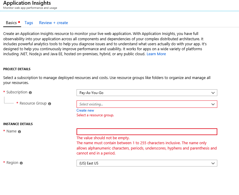 Application Type is missing from the configuration box · Issue #33597 · MicrosoftDocs/azure-docs ...