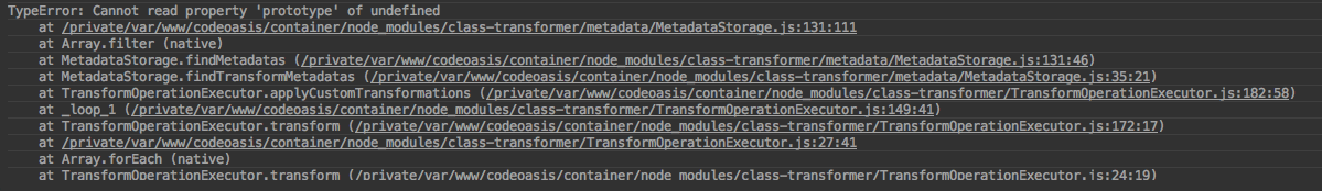 Classtoplain Failed When There Is Array Of Objects · Issue 73 · Typestack Class Transformer