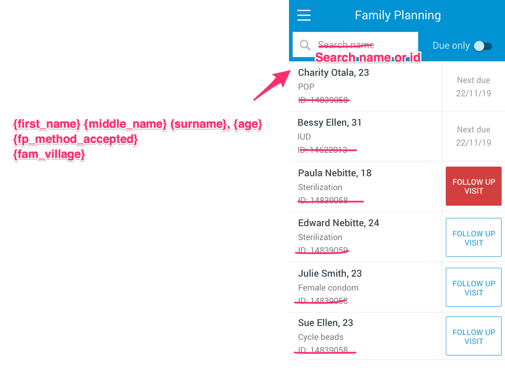 Add the Family Planning register page · Issue #1 · opensrp/opensrp-client-chw-family-planning ...