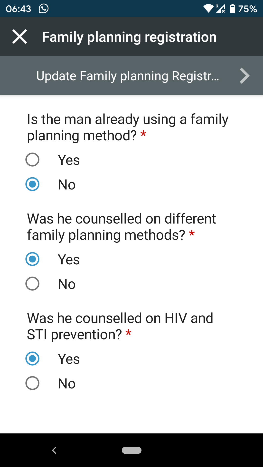 Family Planning Edit Registration form references males when a female client · Issue #88 ...