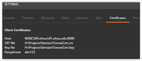 Error while using SSL Certificate · Issue #3304 · postmanlabs/postman-app-support · GitHub