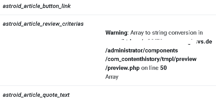 Article version history displays warnings. · Issue #149 · templaza/astroid-framework · GitHub