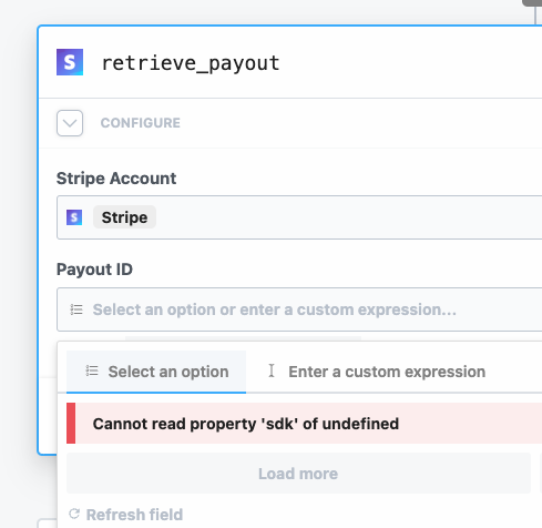 [BUG] async options failing on Stripe -- Retrieve Payout action · Issue #2652 · PipedreamHQ ...
