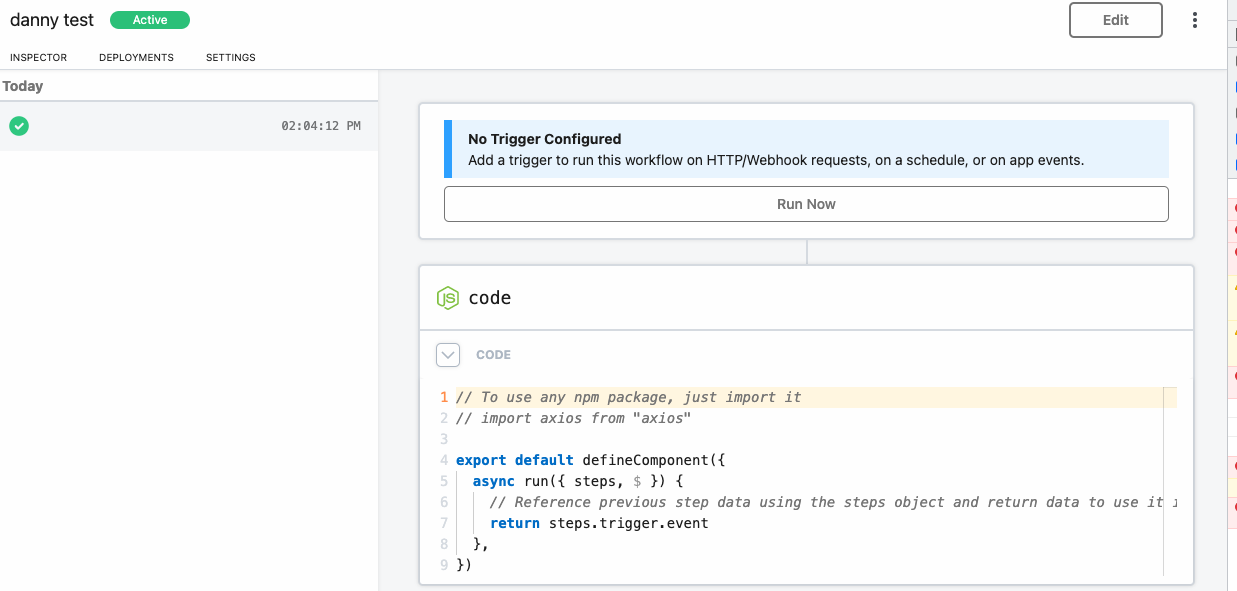 Bug Deployed Workflow Shows No Trigger Configured · Issue 6377 · Pipedreamhqpipedream · Github 