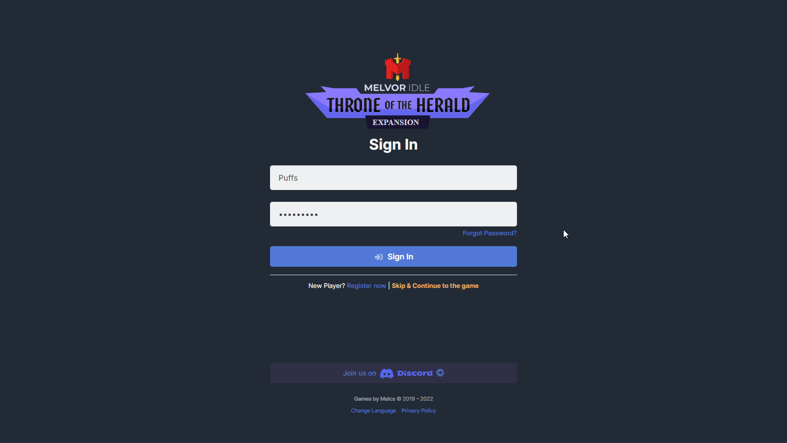 [Bug]: Still unable to login after the DLC... · Issue #3267 · MelvorIdle/melvoridle.github.io ...